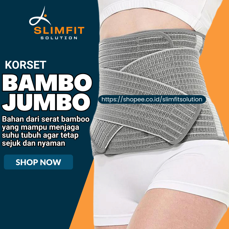 Jual Korset Pelangsing Perut Buncit Ibu Melahirkan Korset Bamboo Pasca ...