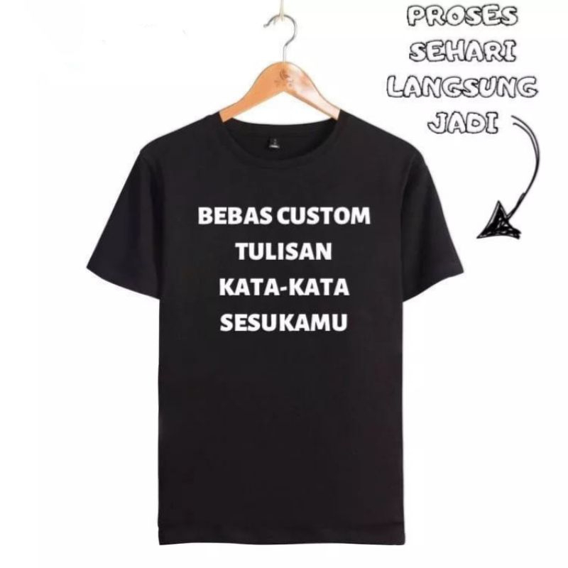 Jual KAOS DISTRO CUSTOM BEBAS TULISAN | Shopee Indonesia