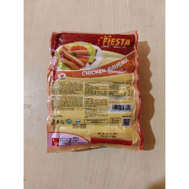Jual FIESTA Chicken Sausage 500g isi 15 / sosis ayam siap masak ...