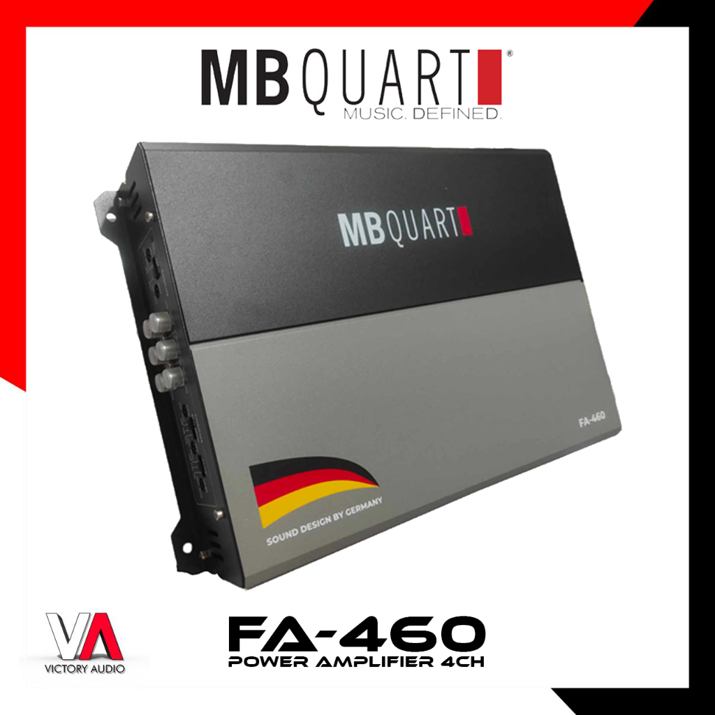 Jual Power Amplifier 4 Channel Audio Mobil MB QUART FA-460 Bridgeable ...
