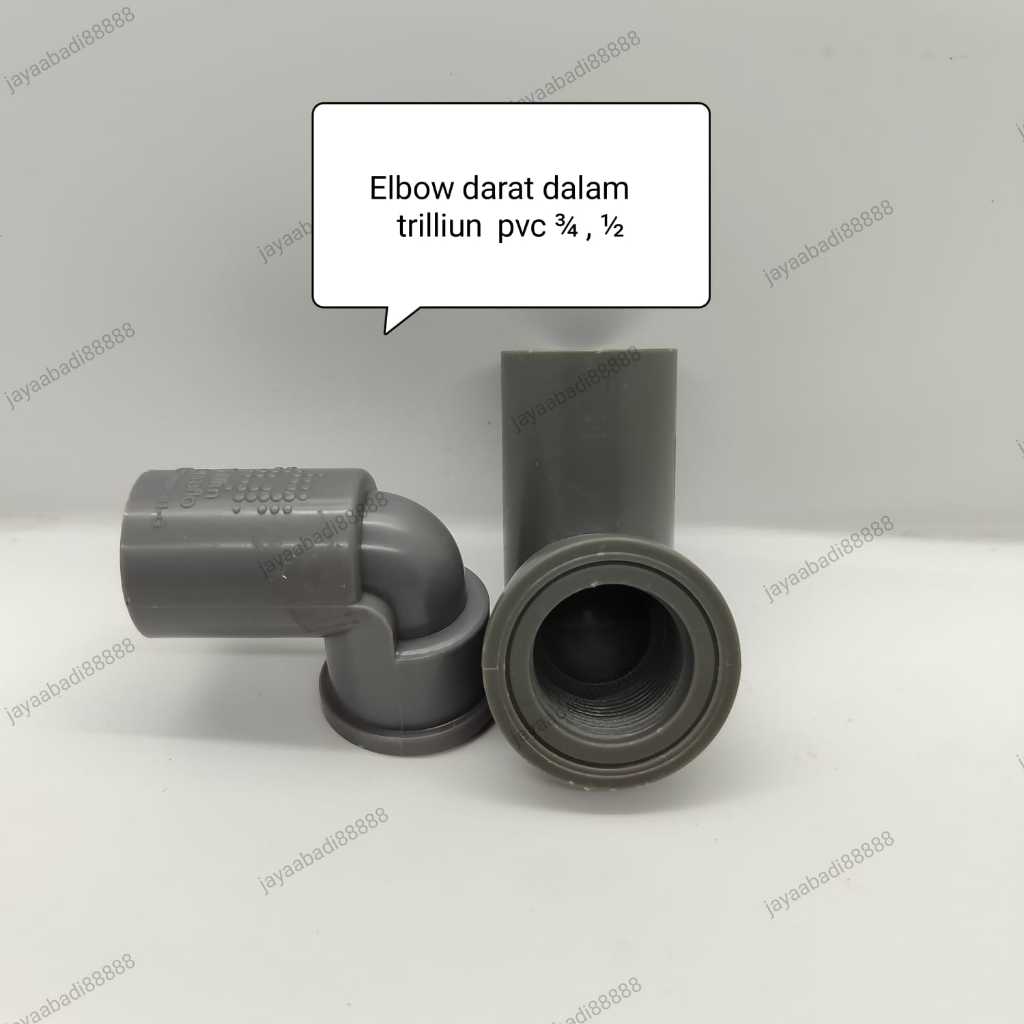 Jual ELBOW drat dalam / TRILLIUN AW PVC KNEE DRAT DALAM 3/4" , 1/2 ...