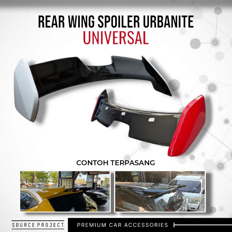Jual REAR WING SPOILER URBANITE UNIVERSAL OEM | Shopee Indonesia
