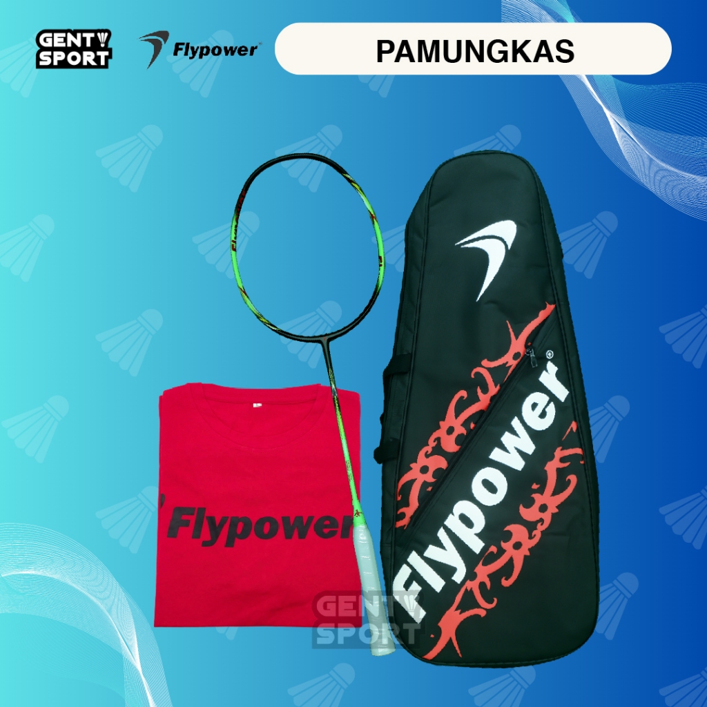 Jual Flypower Pamungkas Raket Badminton Agrippina Series Black Green ...