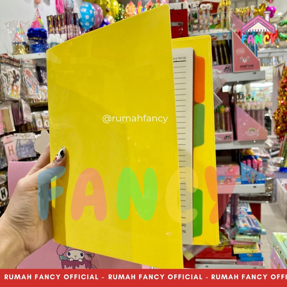 Jual Map Binder Notes Plastik Besi Motif Printing Ukuran A5 / Map file ...