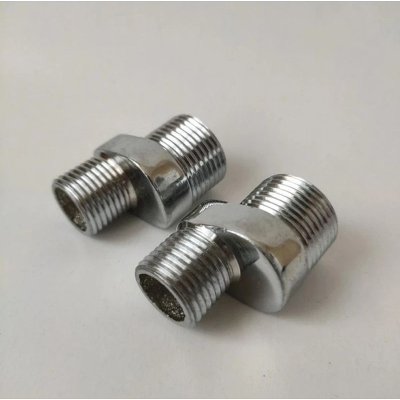 Jual Reducer Double Nipple Dobel Nepel Sock Drat Luar 1/2 x 3/4 inch ...