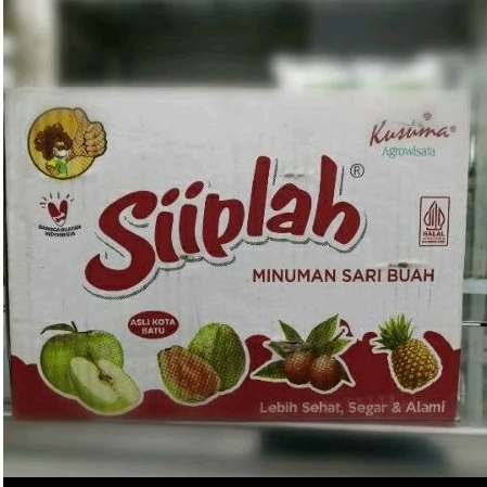 Jual minuman sari buah apel SIIPLAH khusus Gojek atau Grab | Shopee ...
