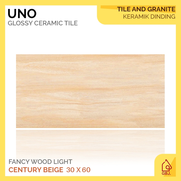 Jual KERAMIK UNO 30 X 60 CENTURY BEIGE / KERAMIK DINDING MOTIF KAYU GLOSSY | Shopee Indonesia