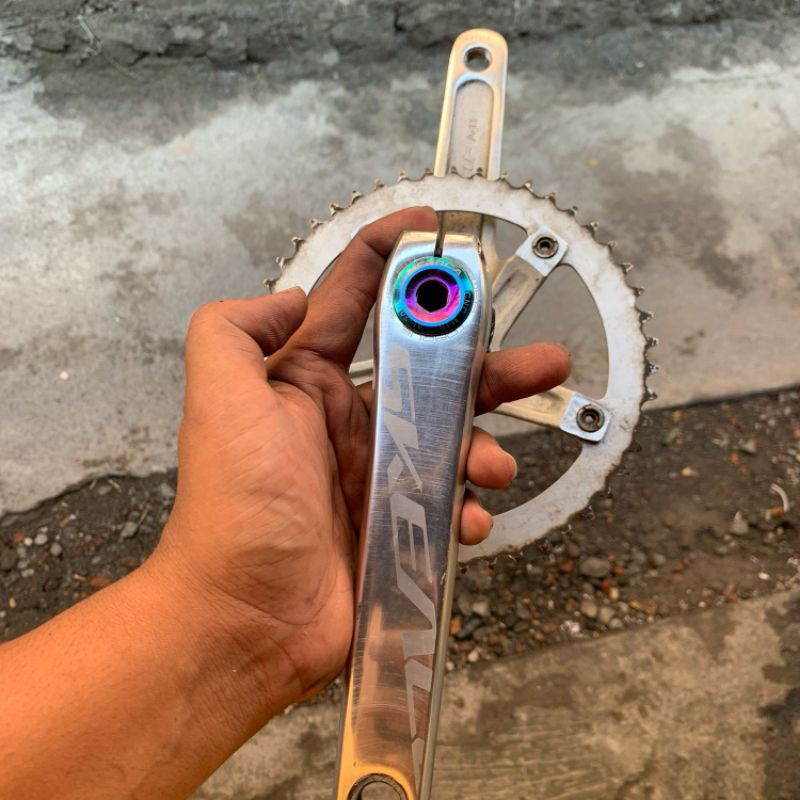 Jual Skeace HT2 Silver 49t Crankset | Shopee Indonesia