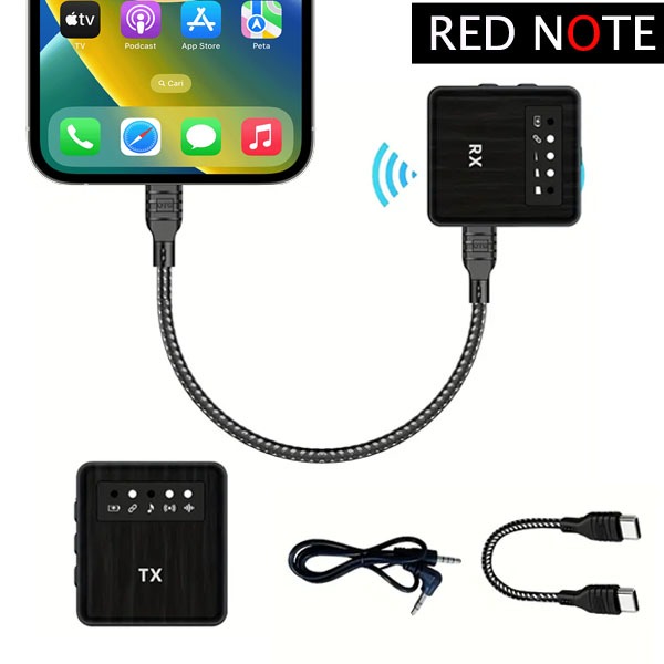 Jual TNW X2 Wireless Microphone Professional Wireless 1&2 Mikrofon ...