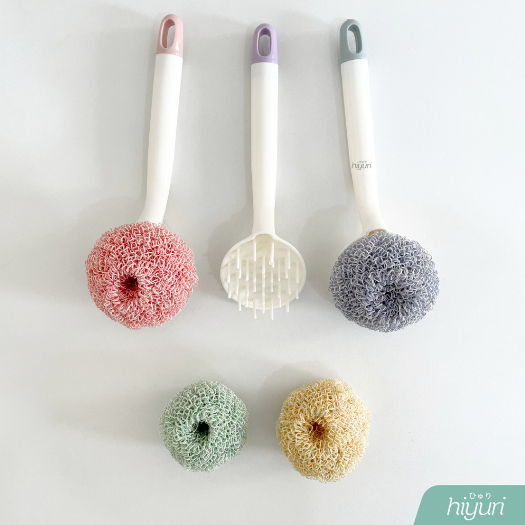 Jual HIYURI 4PCS Sponge Nano Fiber Cleaning Ball Anti Baret /Tapas ...