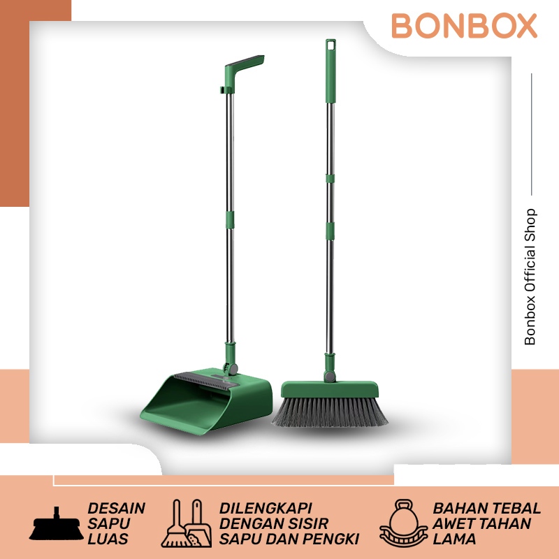 Jual BONBOX Set Sapu Pengki Lipat Alat Pembersih lantai Sapu Lantai ...