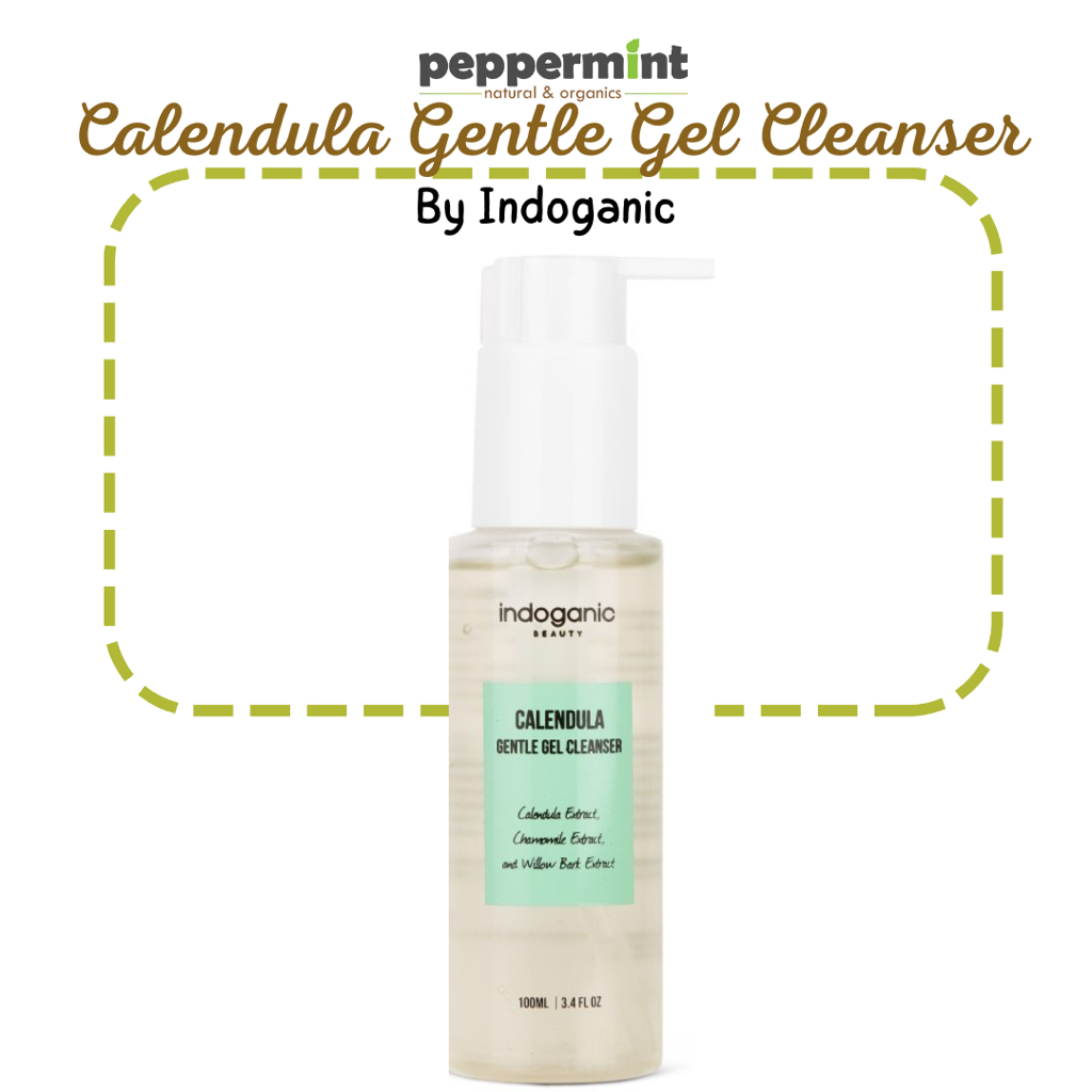 Jual Indoganic Calendula Gentle Gel Cleanser (100 ml) / Pembersih Wajah ...