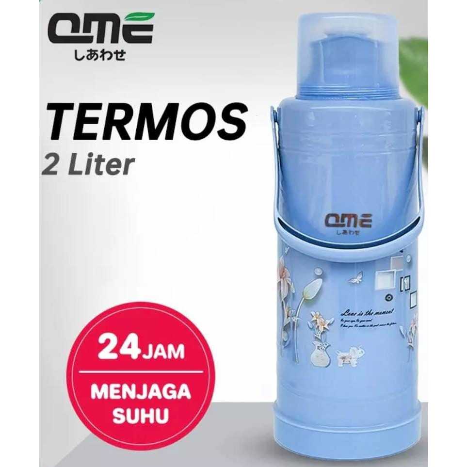 Jual TERMOS AIR PANAS+DINGIN 2LITER / TERMOS VACUUM FLASK MERK OME ...