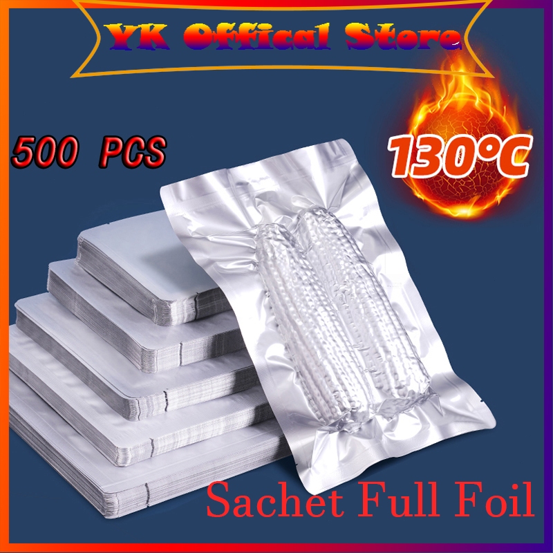 Jual Sachet Full Foil 7*10cm Sachet 8*12cm Kpack Isi 500pcs | Shopee ...