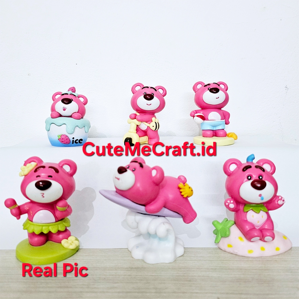 Jual Koleksi Figure Lotso Pink Bear Disney Toy Story Topper Cake ...