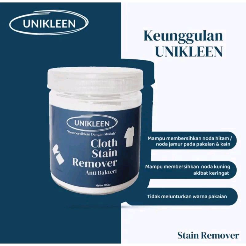 Jual UNIKLEEN / pembersih pakaian / cloth stain remover / noda jamur ...