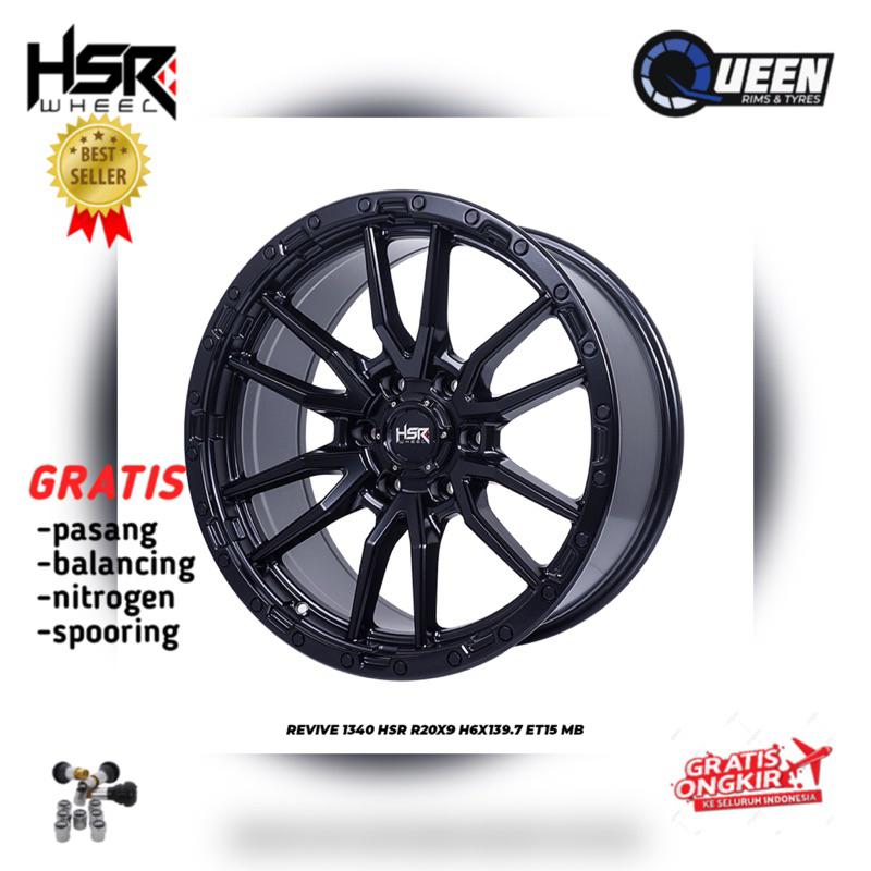 Jual VELG RACING SEMI OFFROAD R20 HSR REVIVE untuk mobil pajero ...