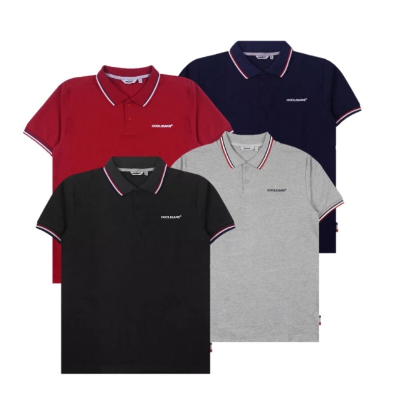 Jual HOOLIGANS Polo shirt Paolo series | Shopee Indonesia