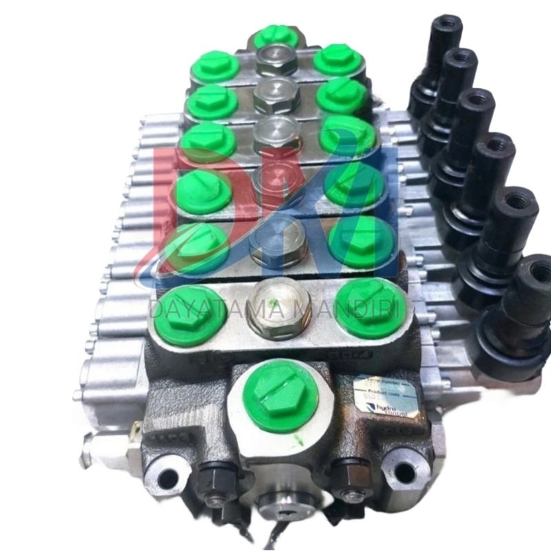 Jual HAND CONTROL VALVE HIDROLIK 150 LPM 6 TUAS PORT 3/4" INCH ...