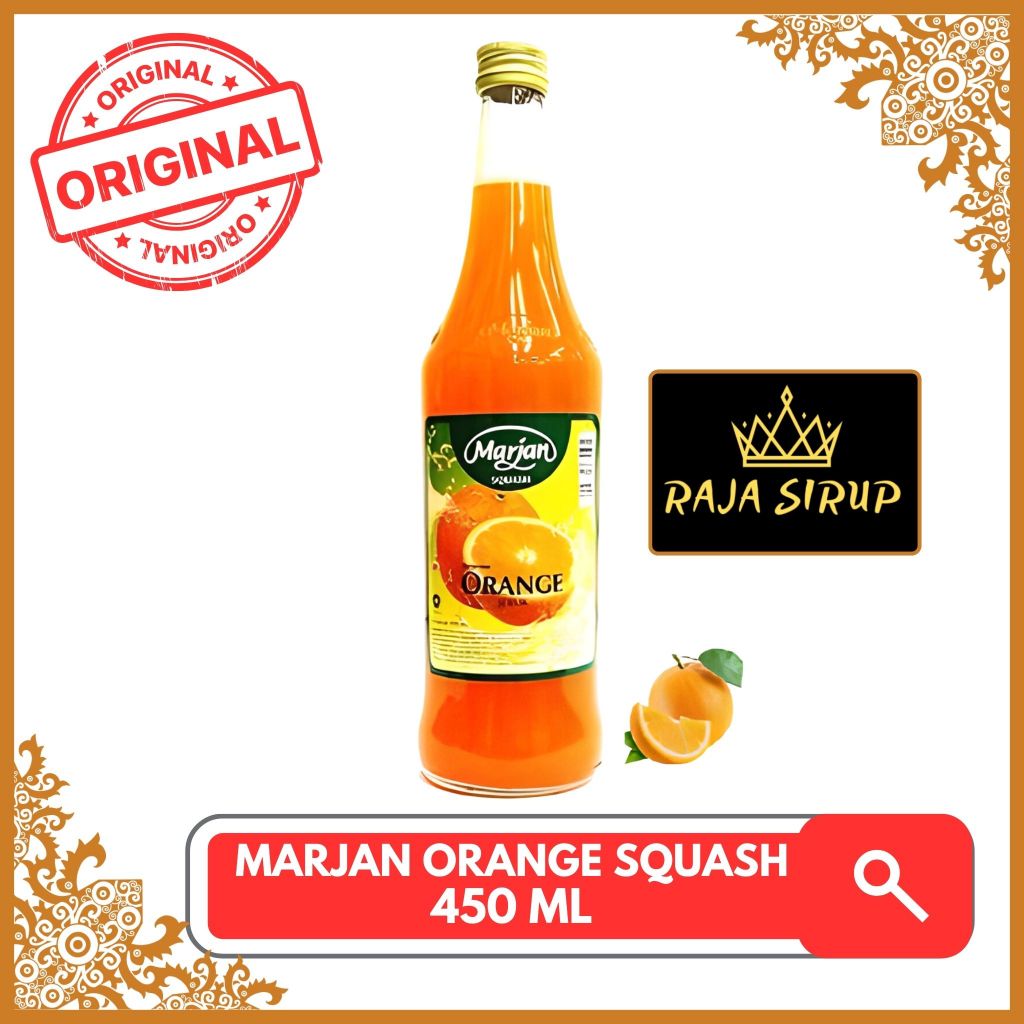 Jual Sirup Marjan Jeruk Squash 425ml | Shopee Indonesia