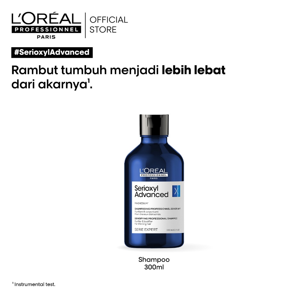 Jual Serioxyl Advanced Shampoo 300ml Untuk Rambut Lebat by L'Oreal ...