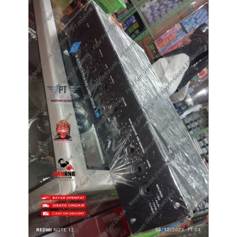 Jual Box Power Amplifier RANIC 320 Sound system | Shopee Indonesia