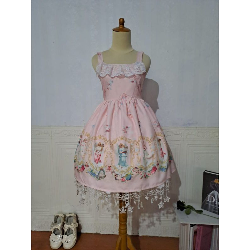 Jual Dress lolita sailor cute pattern / gaun noni belanda kawaii ...