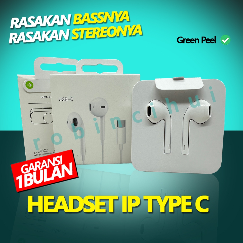 Jual HEADSET IP TYPE C - HEADSET IP 15 - HEADSET GAMING IP - HEADSET STEREO IP - HEADSET IP ...