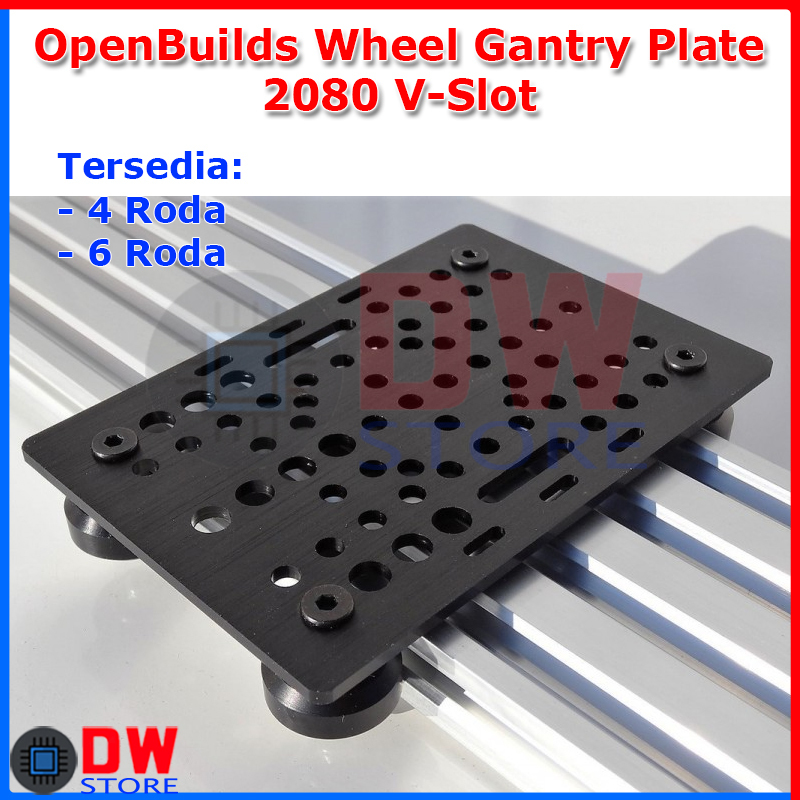 Jual OpenBuilds Wheel Gantry Plate Set 2080 V-Slot vslot | Shopee Indonesia