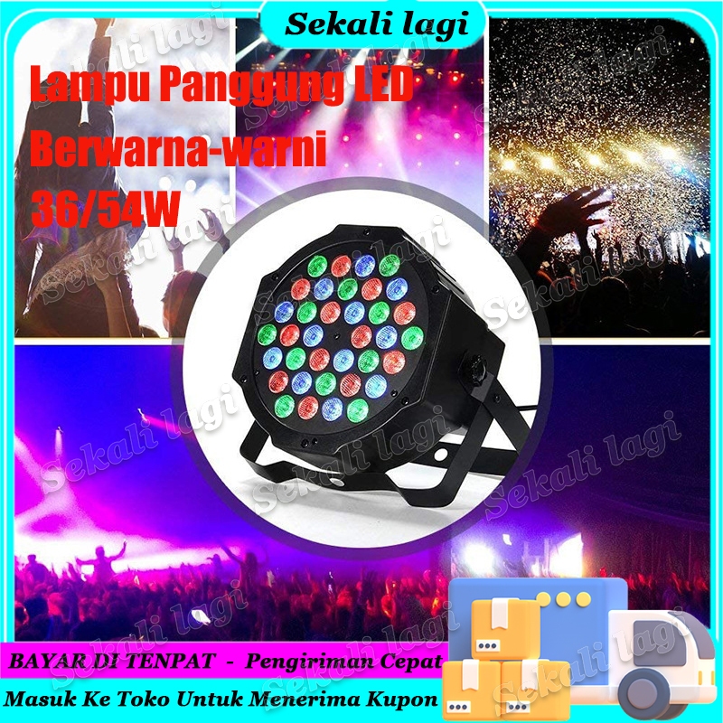 Jual LAMPU DISCO SOROT PANGGUNG PAR 54 LED/Lampu Sorot Disco LED Par 36 ...