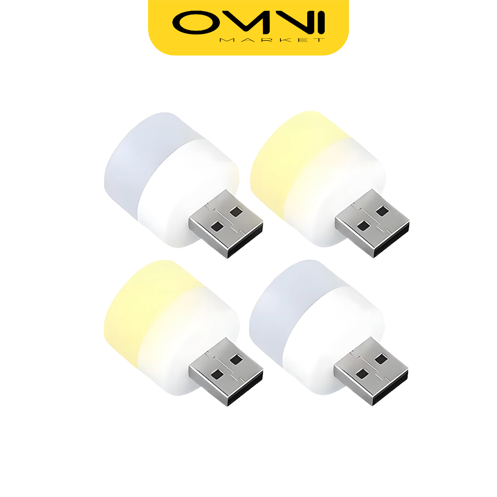 Jual Lampu Kecil Tidur Usb Mini LED Night light Kamar Malam Bulat Portable HM006 | Shopee Indonesia