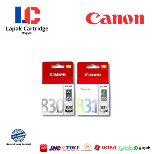Jual Tinta Cartridge Canon 830 Black & 831 Colors Original | Shopee ...