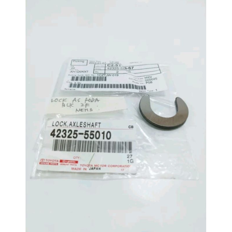 Jual Lock Rear Axle Shaft Toyota 2F Genuine Toyota Lock Kancing As Roda ...