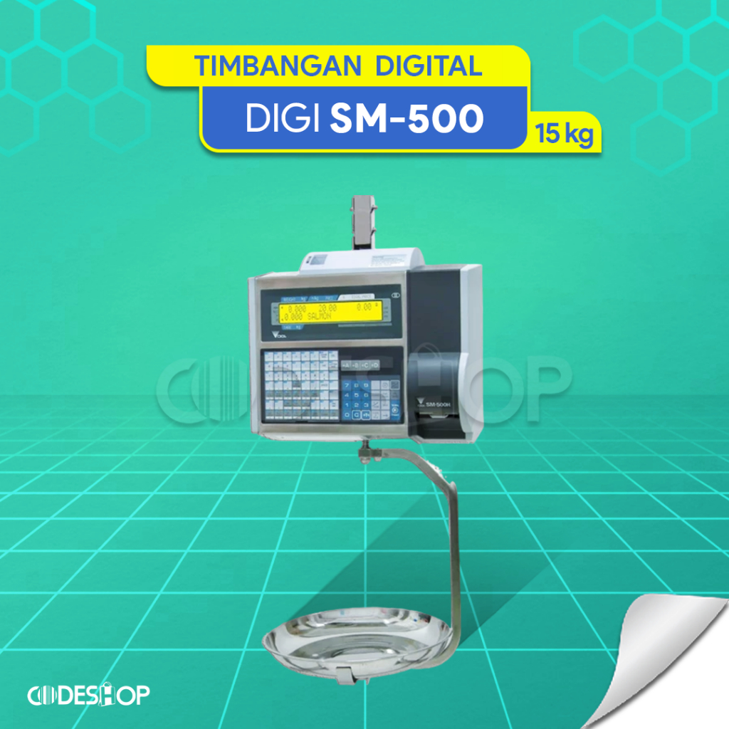 Jual Digi SM-500MK4H Timbangan Digital Scales 15 Kg LCD Display 220V ...