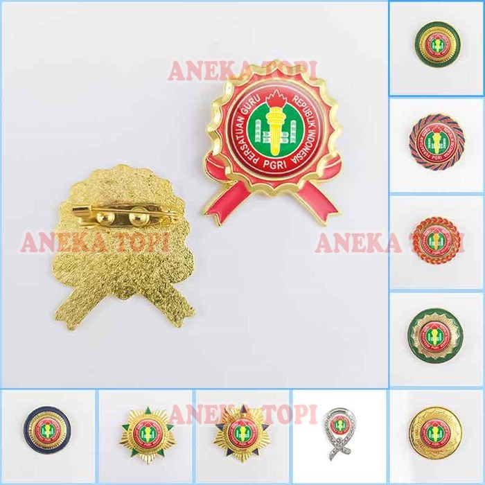 Jual Pin Bros PGRI Pin Logo PGRI Model Premium - Aneka Topi | Shopee ...
