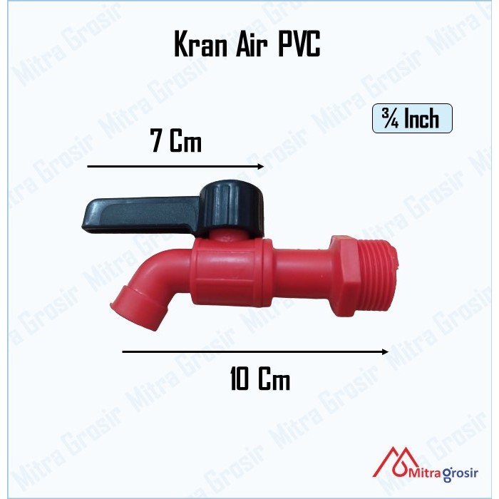 Jual Kran Keran Air PVC Plastik Model Amico 1/2 & 3/4 inch | Shopee ...