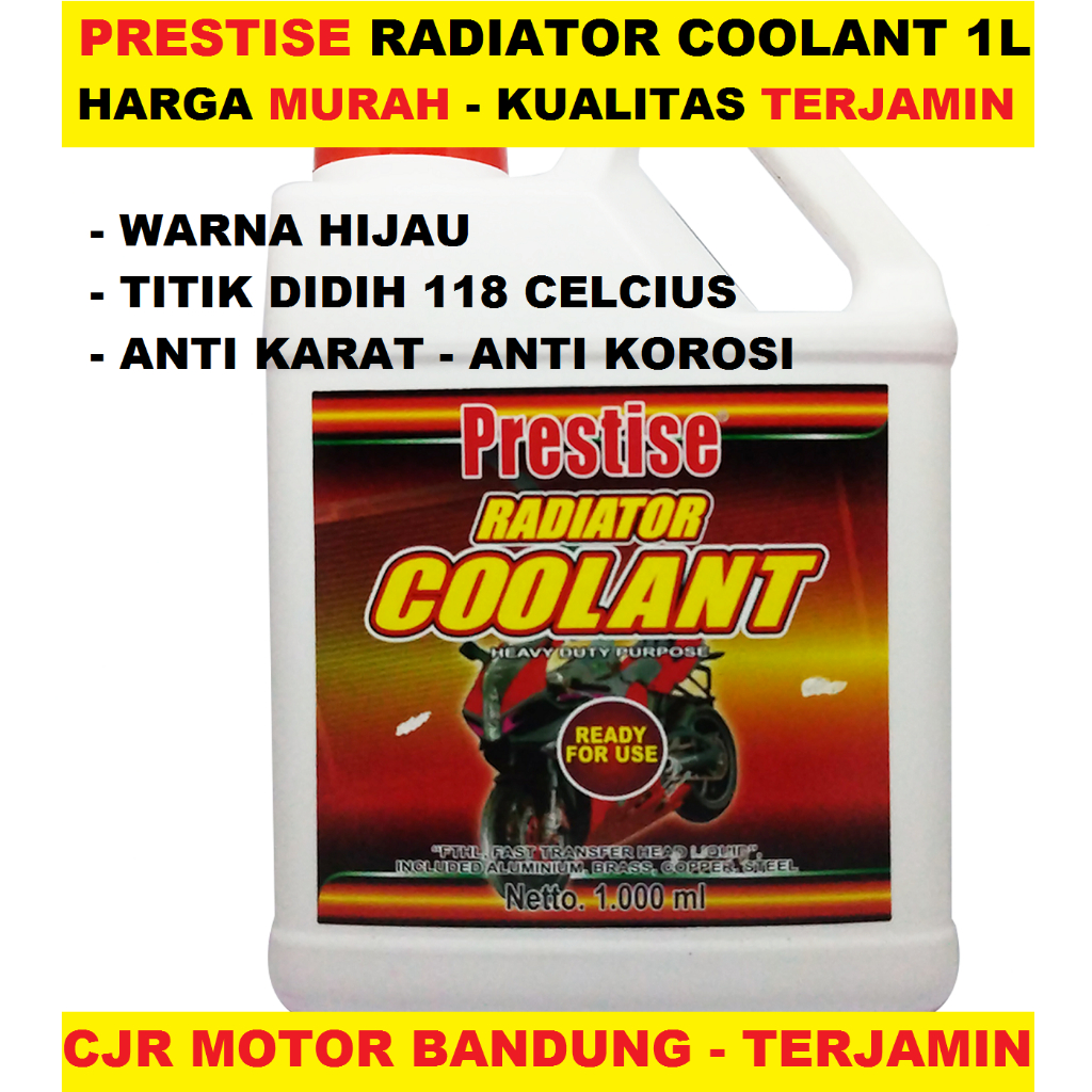 Jual PRESTISE air radiator Coolant 1L warna hijau untuk MOTOR MOBIL ...