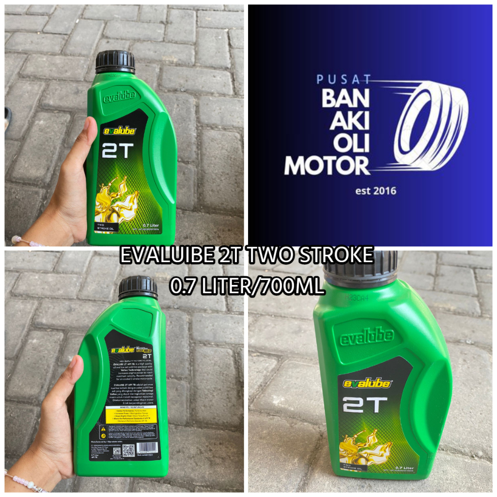 Jual OLI EVALUBE TWO STROKE 2T 0.7 LITER || OLI EVALUBE OLI MOTOR BEBEK ...