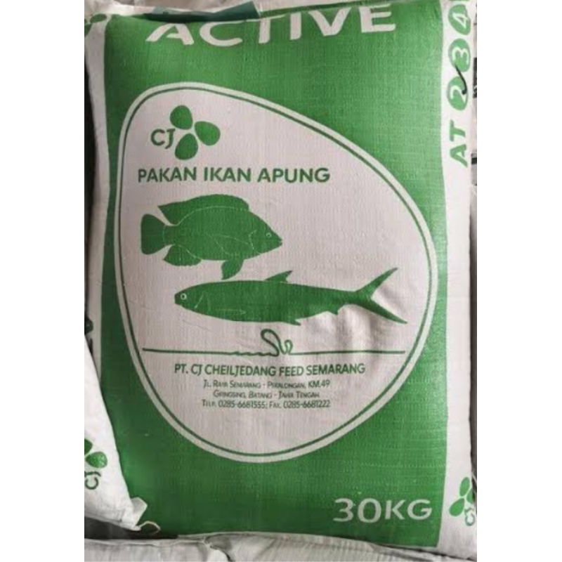 Jual Pakan /pelet ikan apung Active At 3 dan At 5 jual kemasan 1kg ...