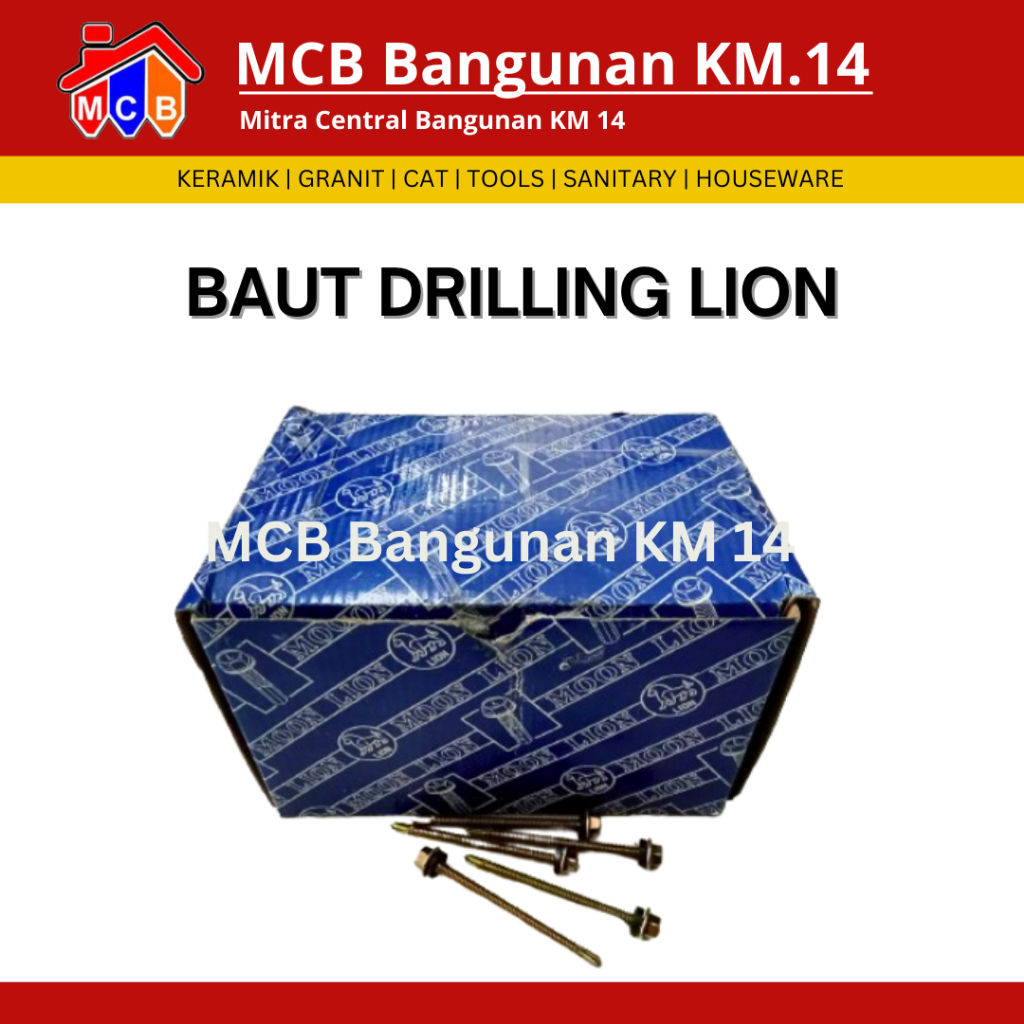 Jual BAUT DRILLING LION - BOX / BAUT ROOFING / BAUT ATAP | Shopee Indonesia