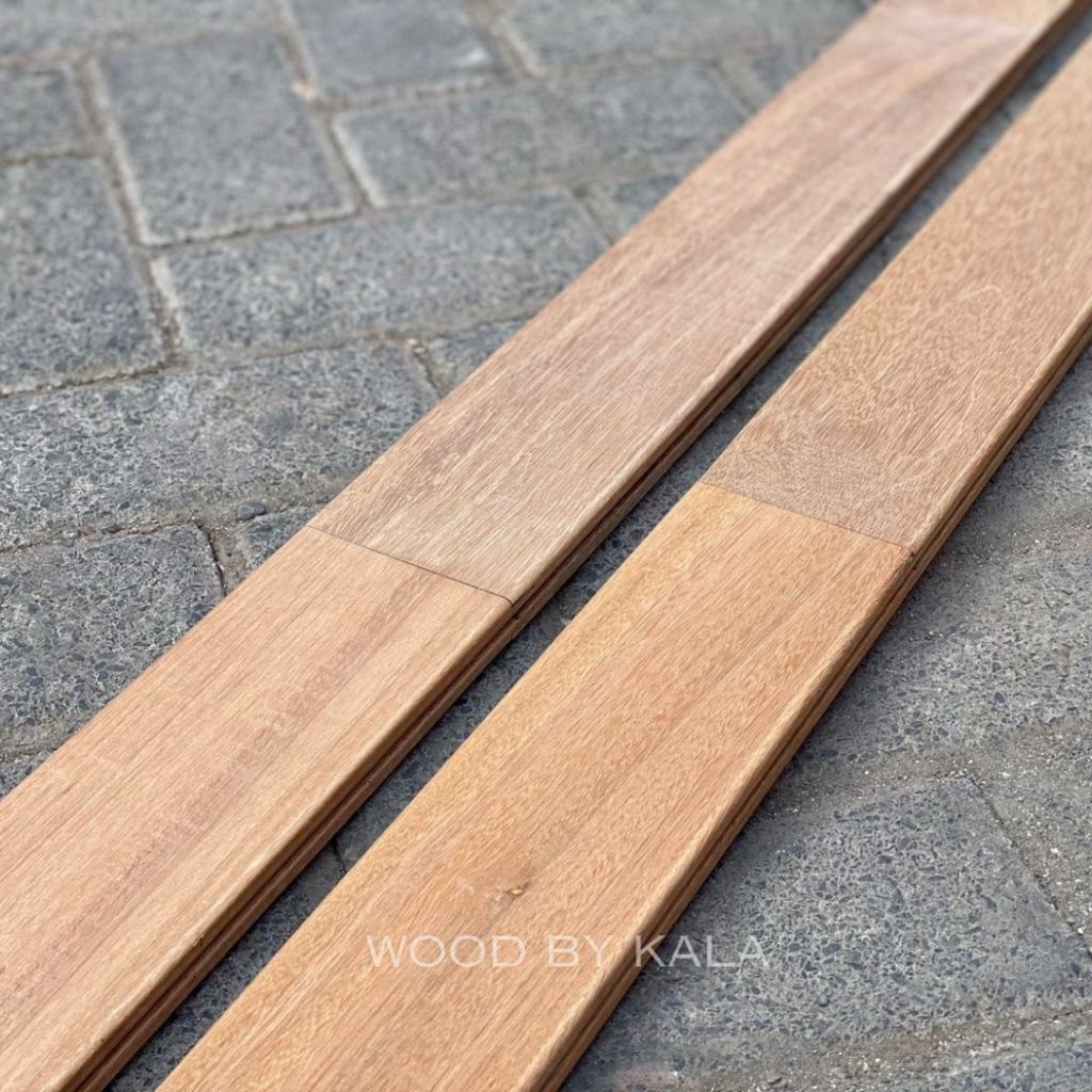 Jual Decking Bengkirai Uni Joint Solid 1,9x9x270cm, Lantai Kayu Outdoor ...