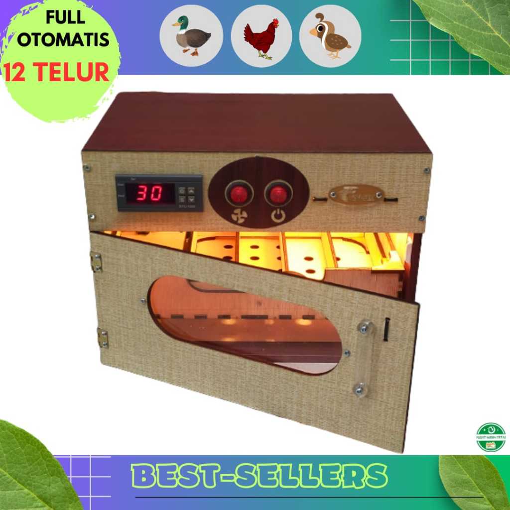 Jual Mesin tetas / penetas telur full otomatis kap 40 telur untuk telor ...