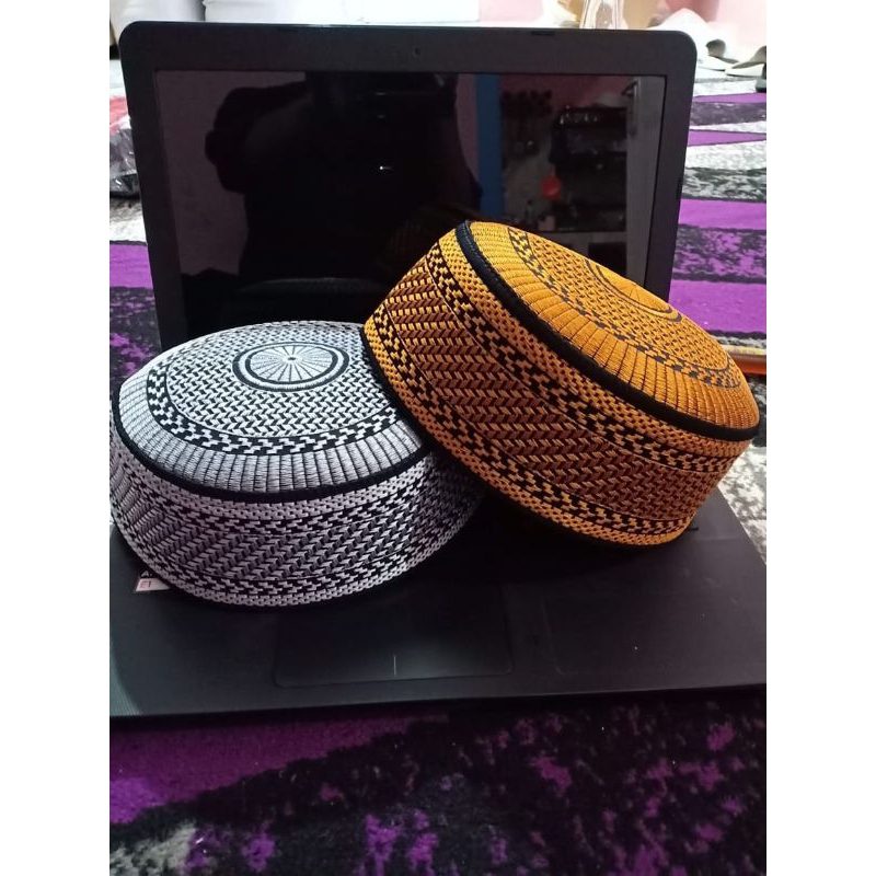 Jual peci kopiah bugis bone reka motif full termurah harga ½ kodian (10 ...