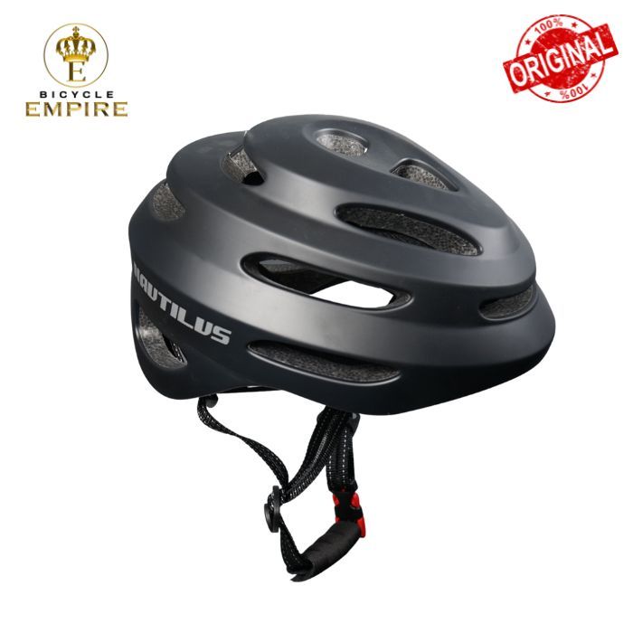 Jual Helm Sepeda Nautilus Shadow Matte Black Bicycle Empire | Shopee ...