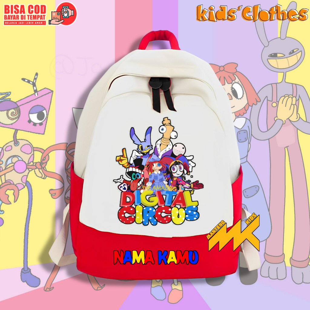 Jual TAS ANAK THE AMAZING DIGITAL CIRCUS / TAS ANAK TL/PAUD POMNI ...