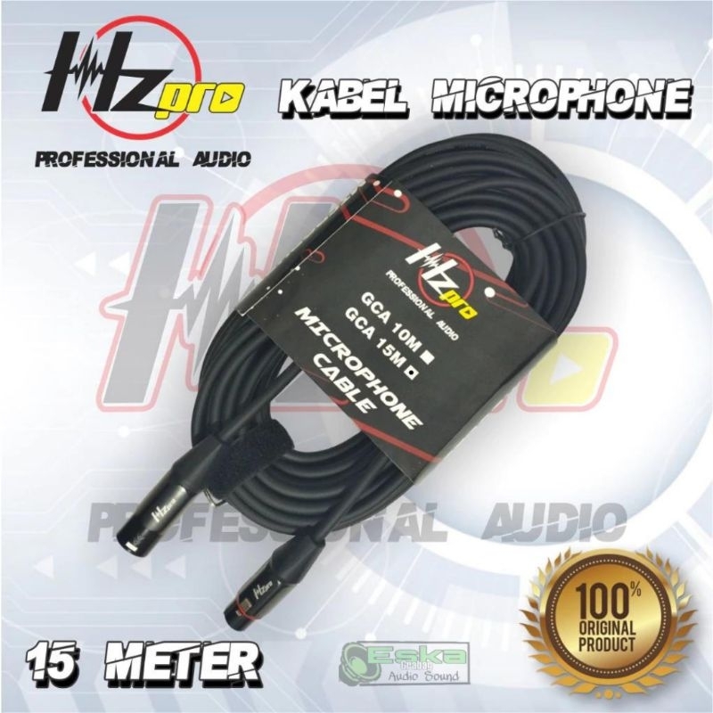 Jual Kabel mic HZ PRO 15 meter kabel mic canon cover canon 15 meter ...