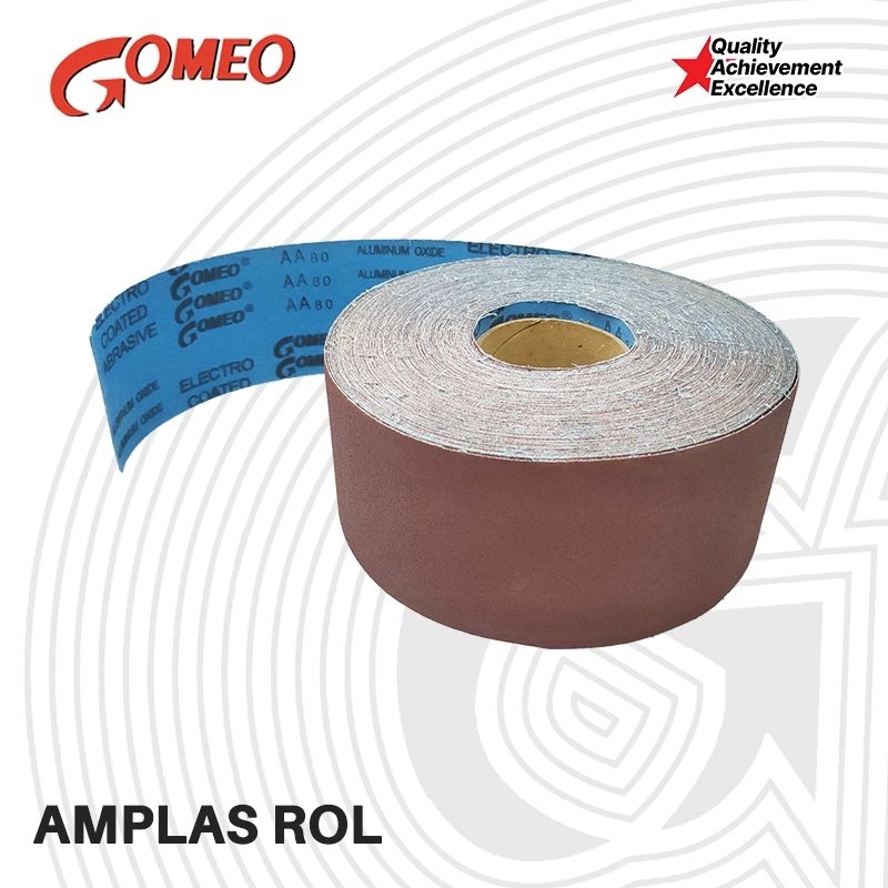 Jual GOMEO Amplas Rol Abrasive Cloth Grit 60 80 100 120 150 180 220 240 ...