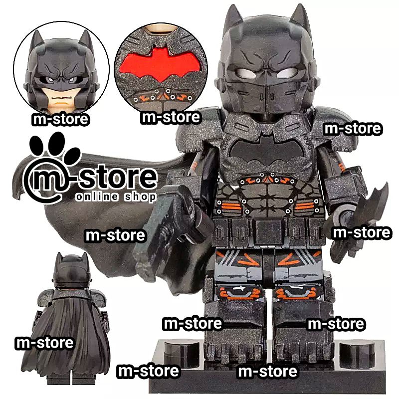 Jual brick batman xe suit black armor mini toy figure | Shopee Indonesia