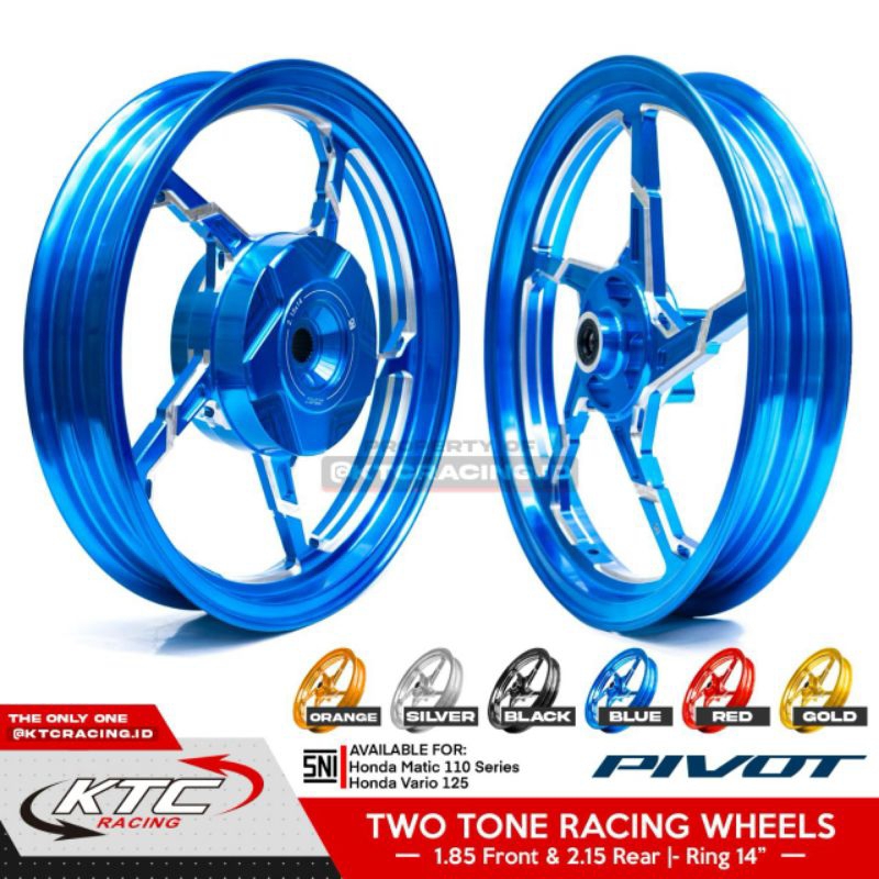 Jual velg PIVOT 2 tone KTC | Shopee Indonesia