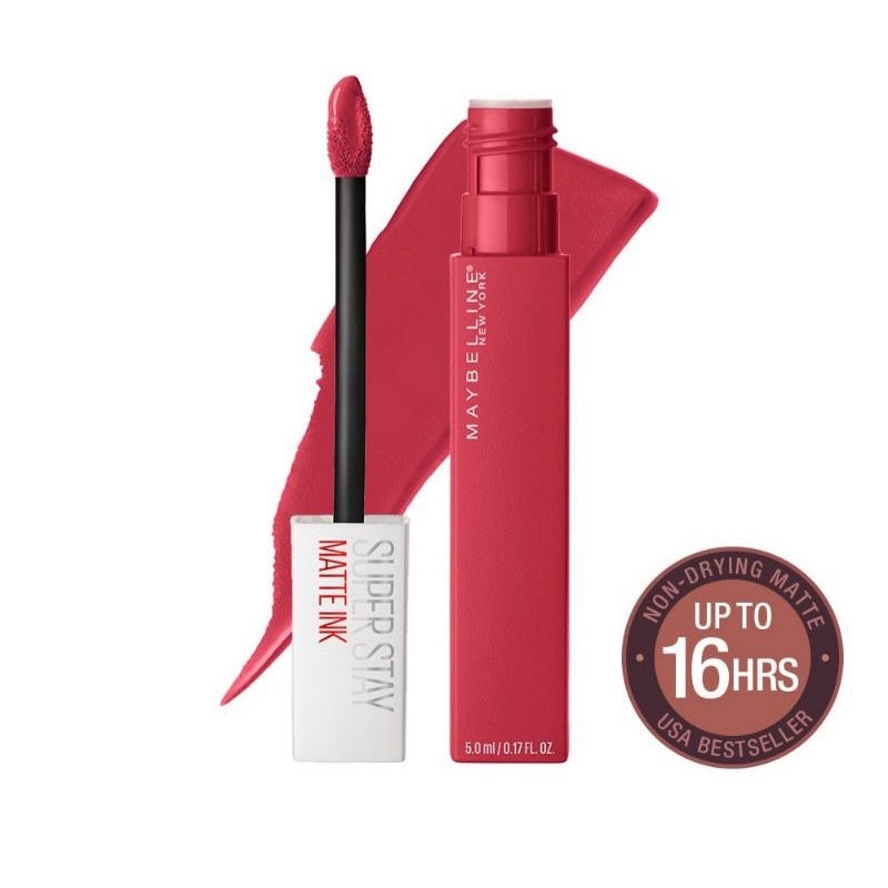 Jual Maybelline Superstay Matte Ink Liquid Matte Lipstick 80 Ruler ...